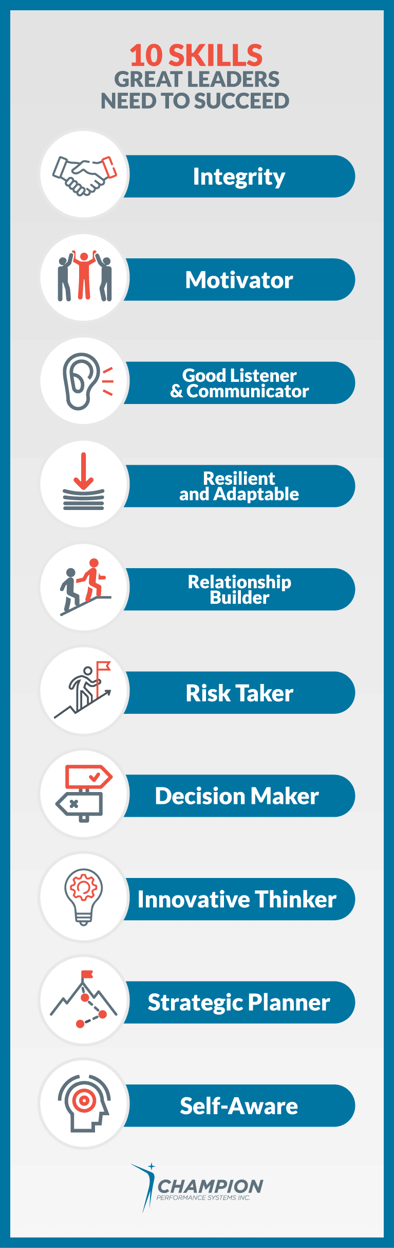 10 Leadership Skills The Great Ones Leverage - Champion